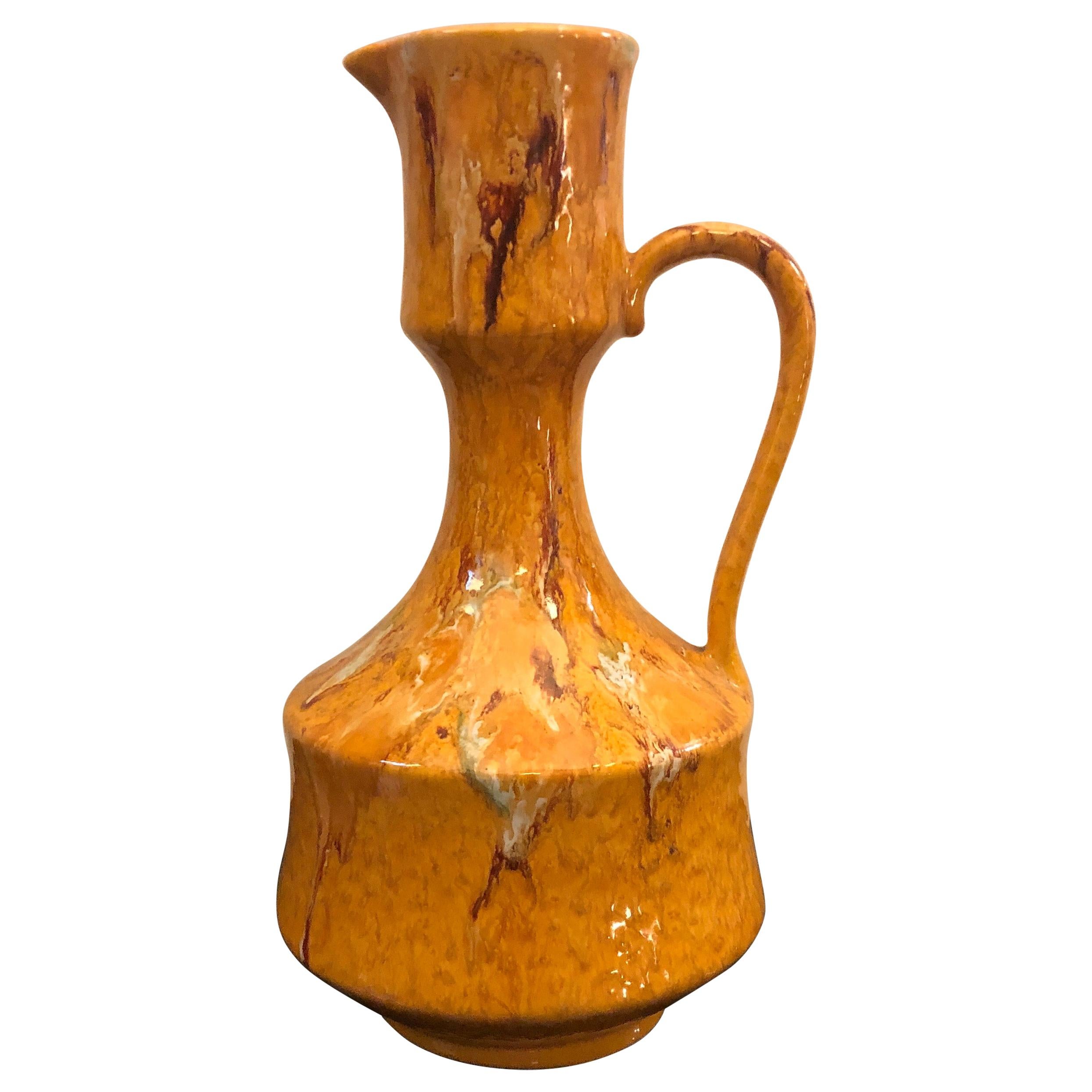 Bertoncello Ceramic Italian Jug Made in the 1970s at 1stDibs