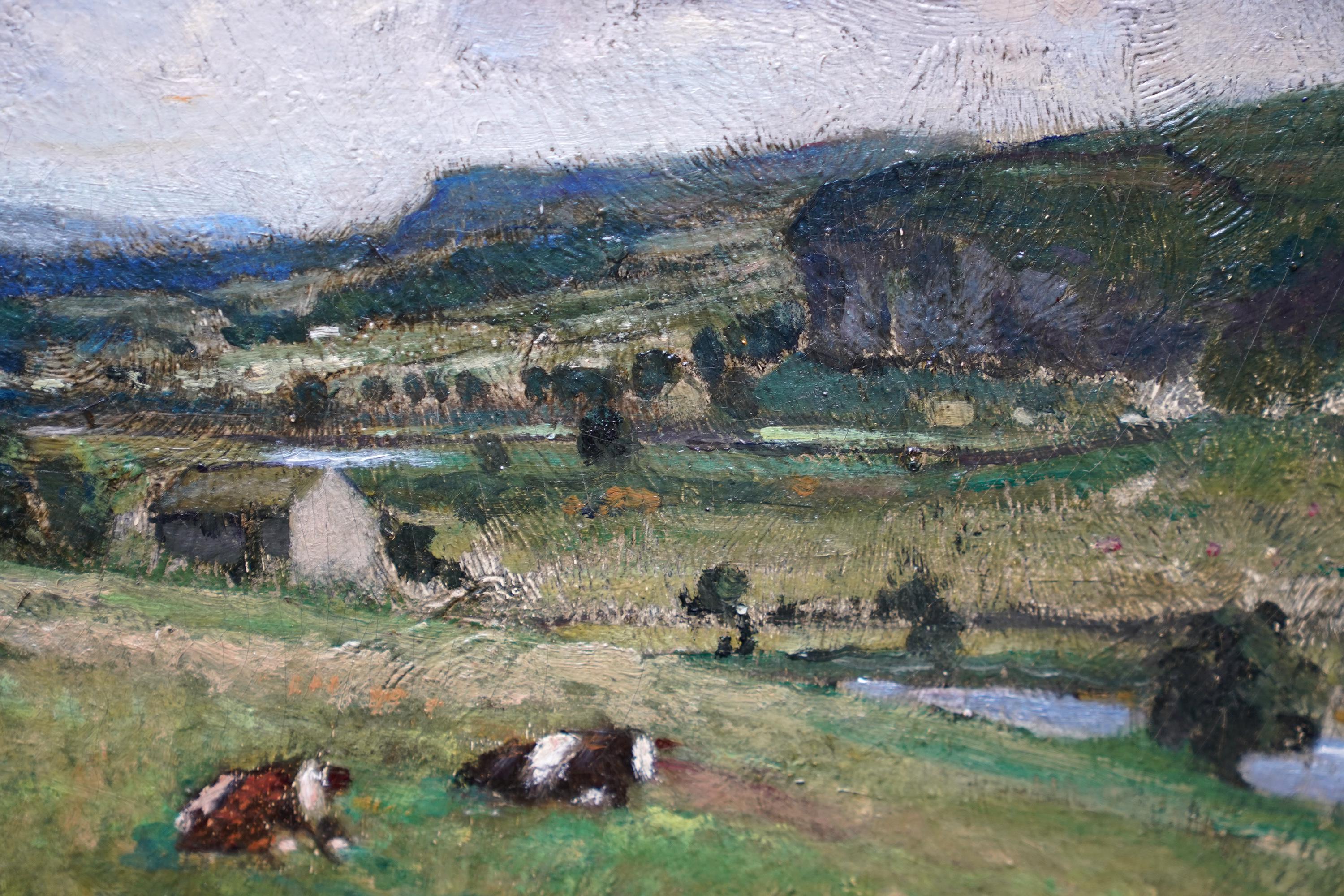 Bertram Priestman - Yorkshire Landscape with Cows - British 1919 ...