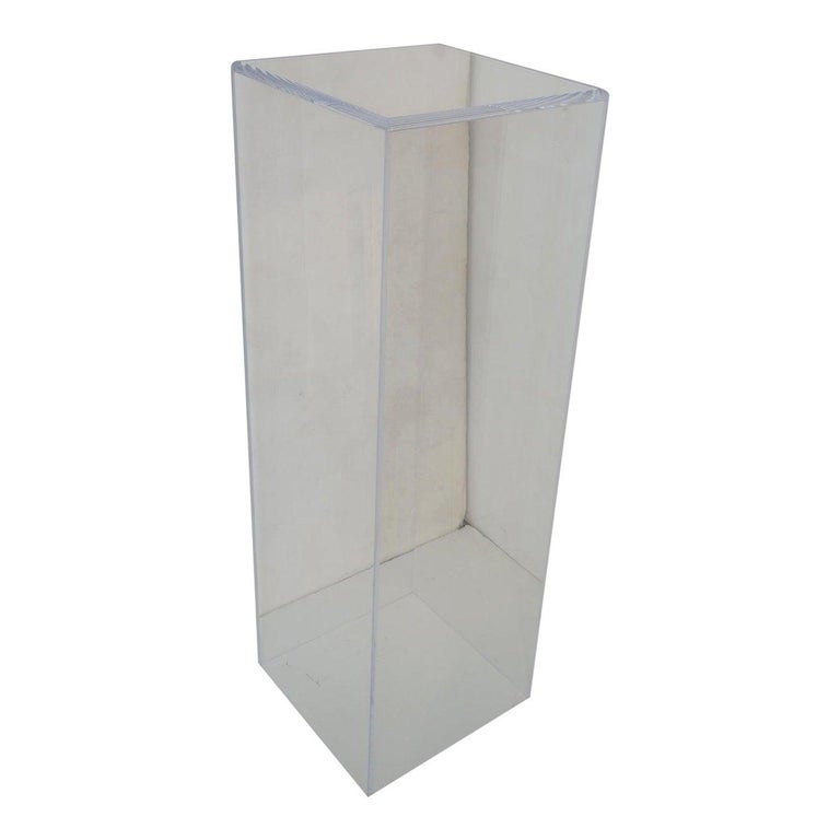 36" Lucite Pedestal For Sale at 1stDibs