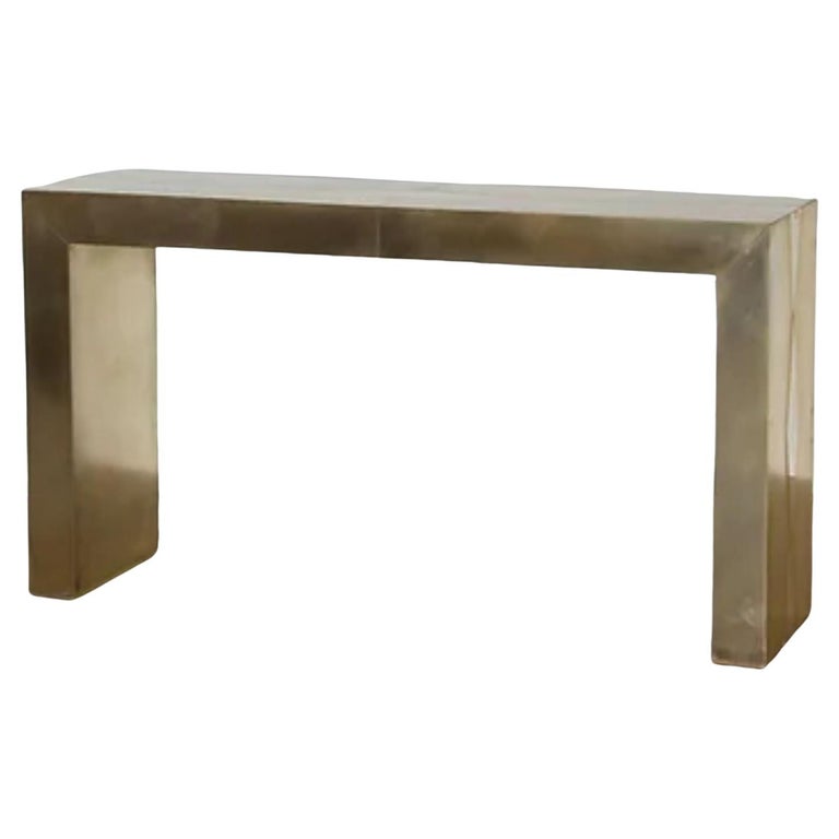 Bespoke Brass Console Table by Ken Bolan Studio For Sale at 1stDibs