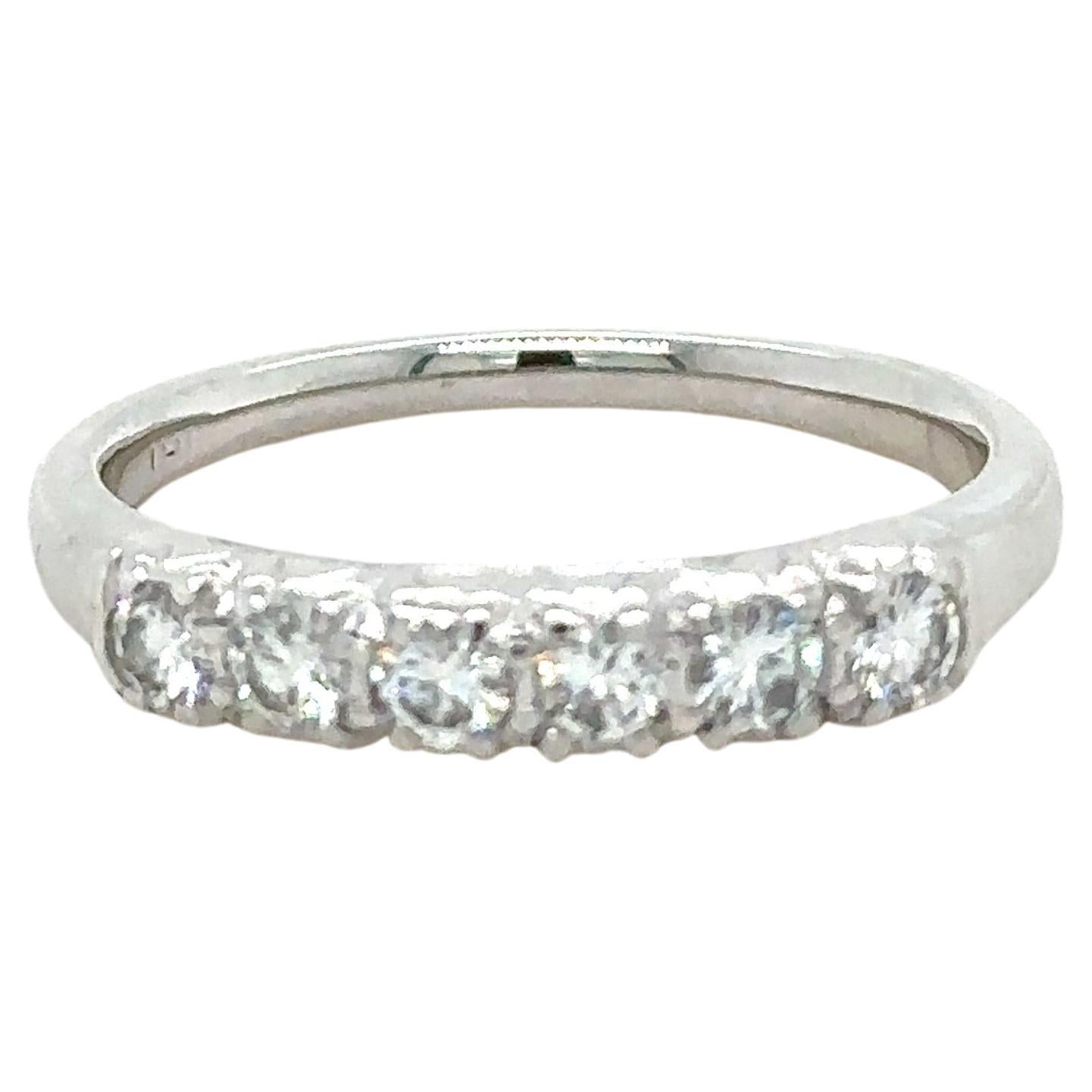 Bespoke Diamond Engagement Ring White Gold 0.50 Carat For Sale at 1stDibs