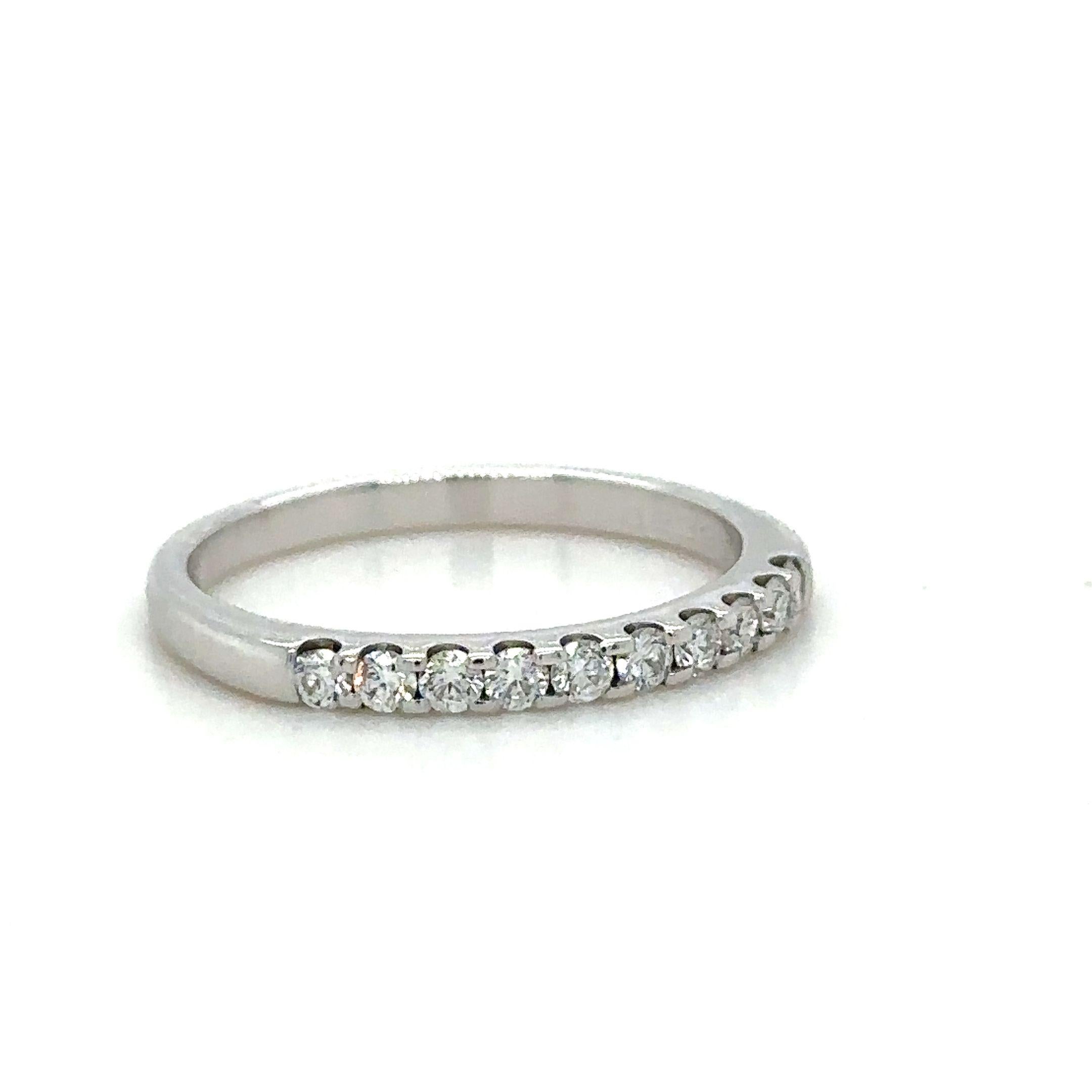 Bespoke Diamond Wedding Band 0.34ct For Sale at 1stDibs