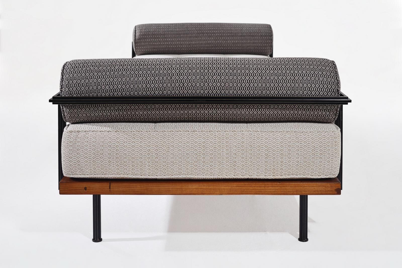 Bespoke Double Daybed Reclaimed Hardwood and Solid Brass by P ...