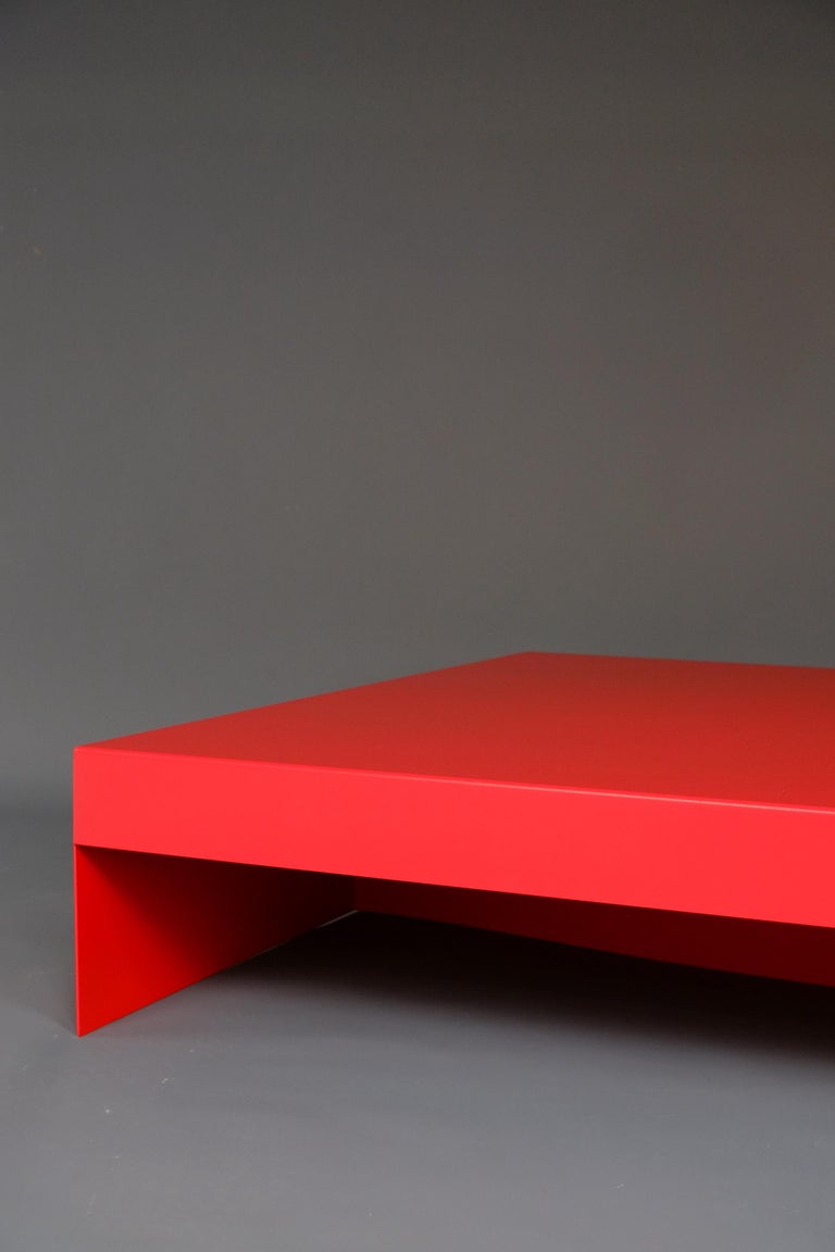 Bespoke Large Single Form Coffee Table in Aluminium, Many Colors For ...