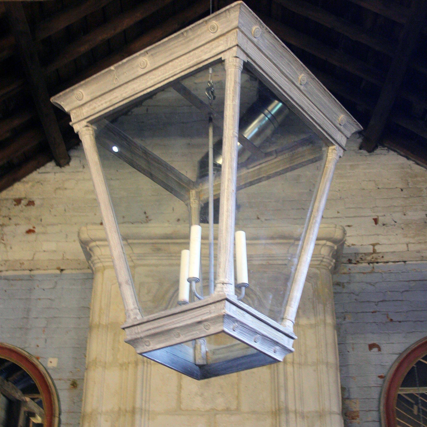 Bespoke Monumental Wooden Lantern at 1stDibs