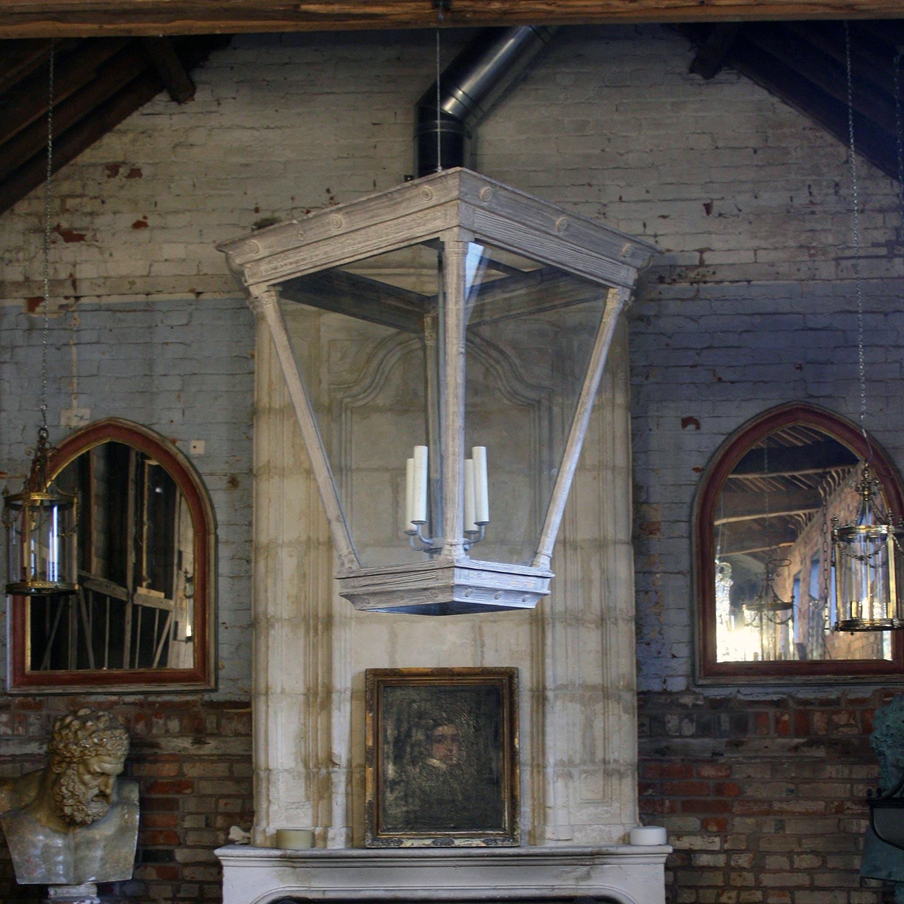 Bespoke Monumental Wooden Lantern at 1stDibs