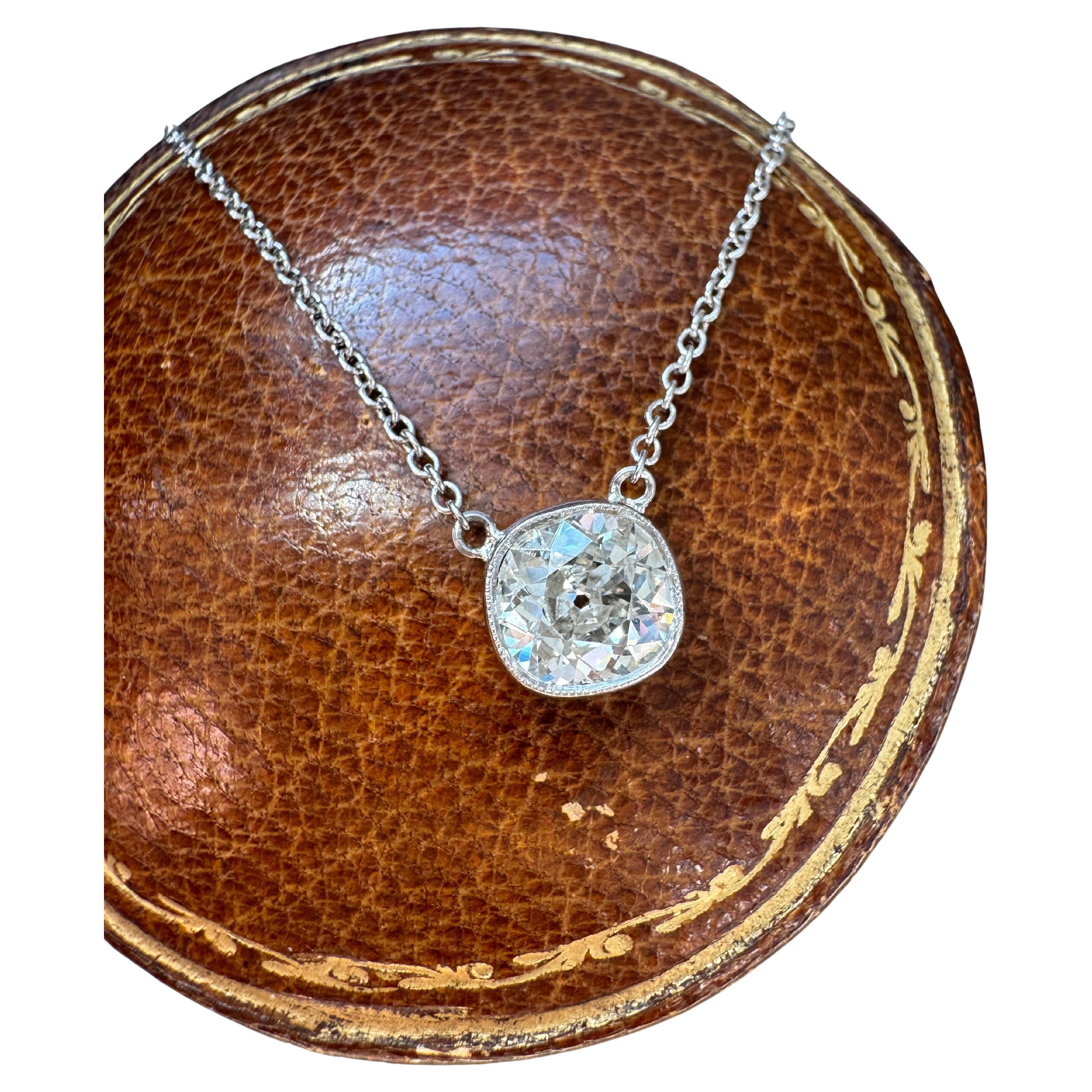 Mid-Victorian 1.15 Carat Old Mine Cut Diamond Belcher Ring For Sale at 1stDibs