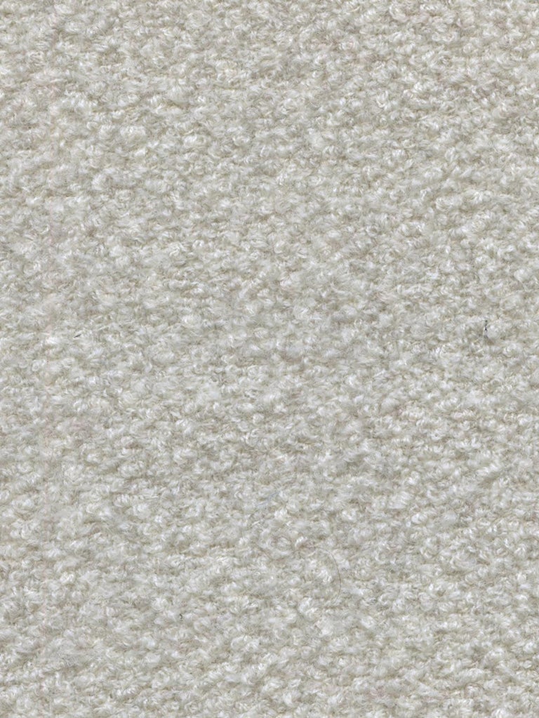 Organic Sofa in White Cream Brown Wool Handmade in France in stock For ...