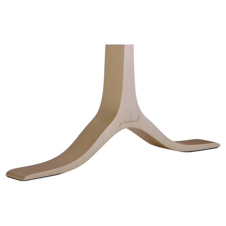 Bespoke, Pair of Sand-Cast Brass Bases Golden Sand Medium Width by P ...