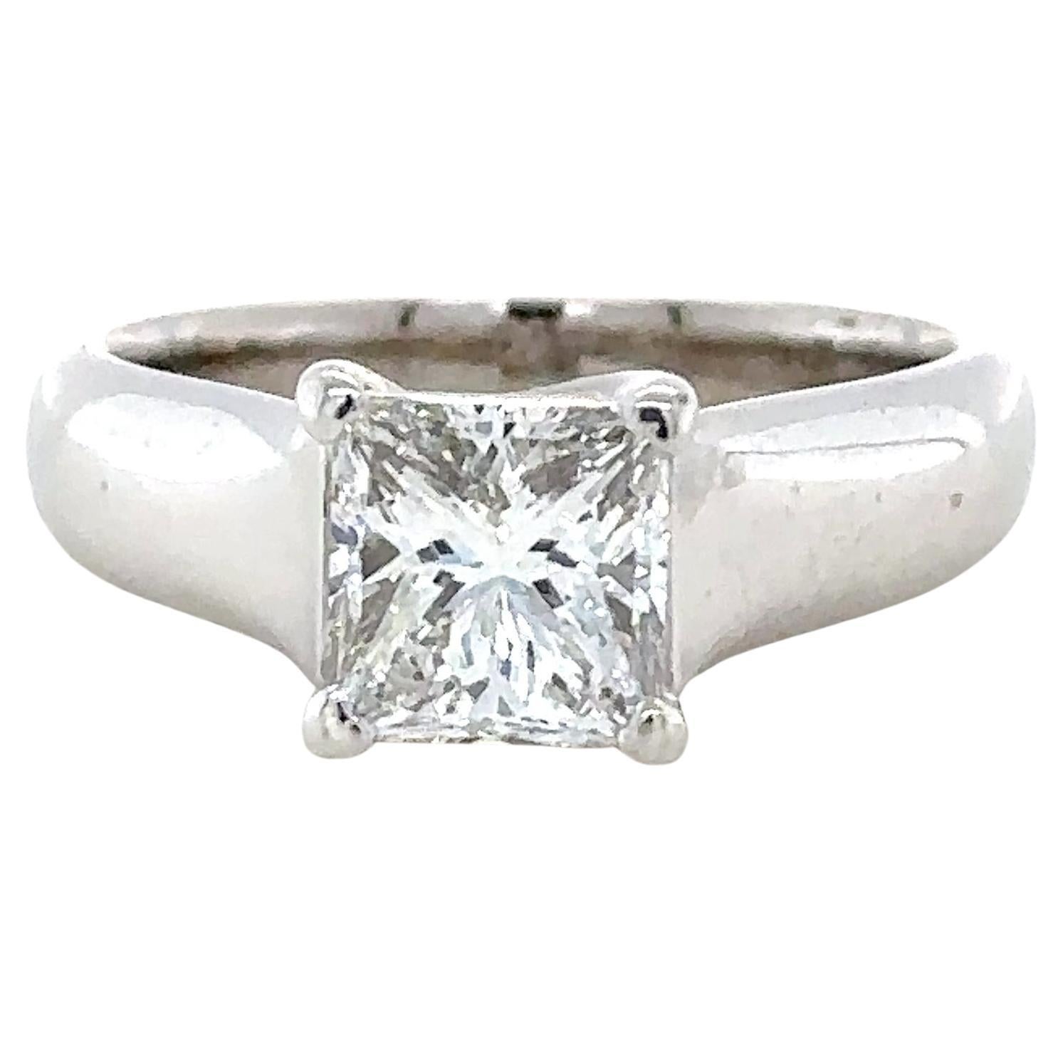 Bespoke Diamond Square Cluster Ring 2.84ct For Sale at 1stDibs