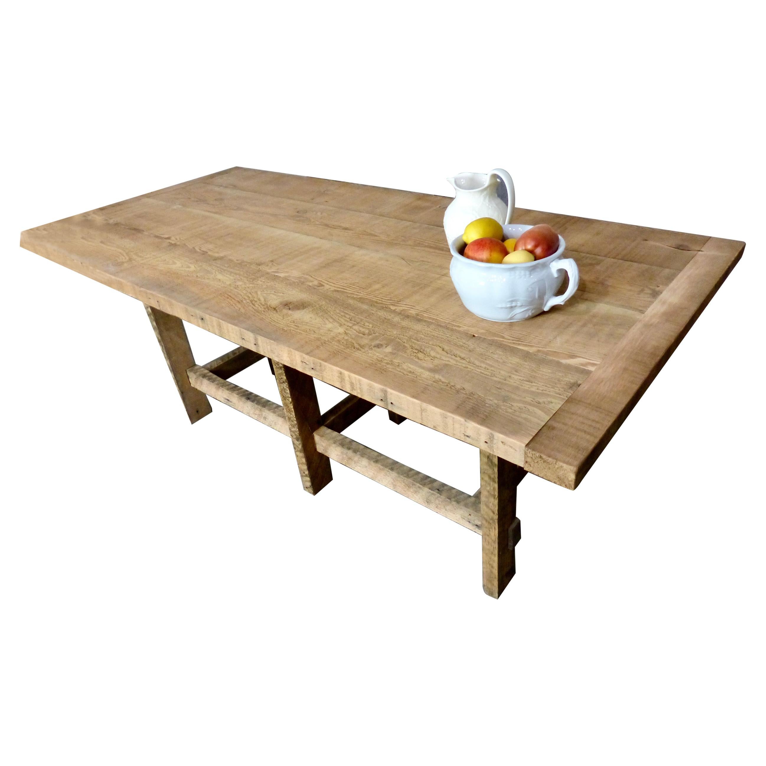 One Way or Another Dining Table Patagonia Marble Black Fir Wood For ...