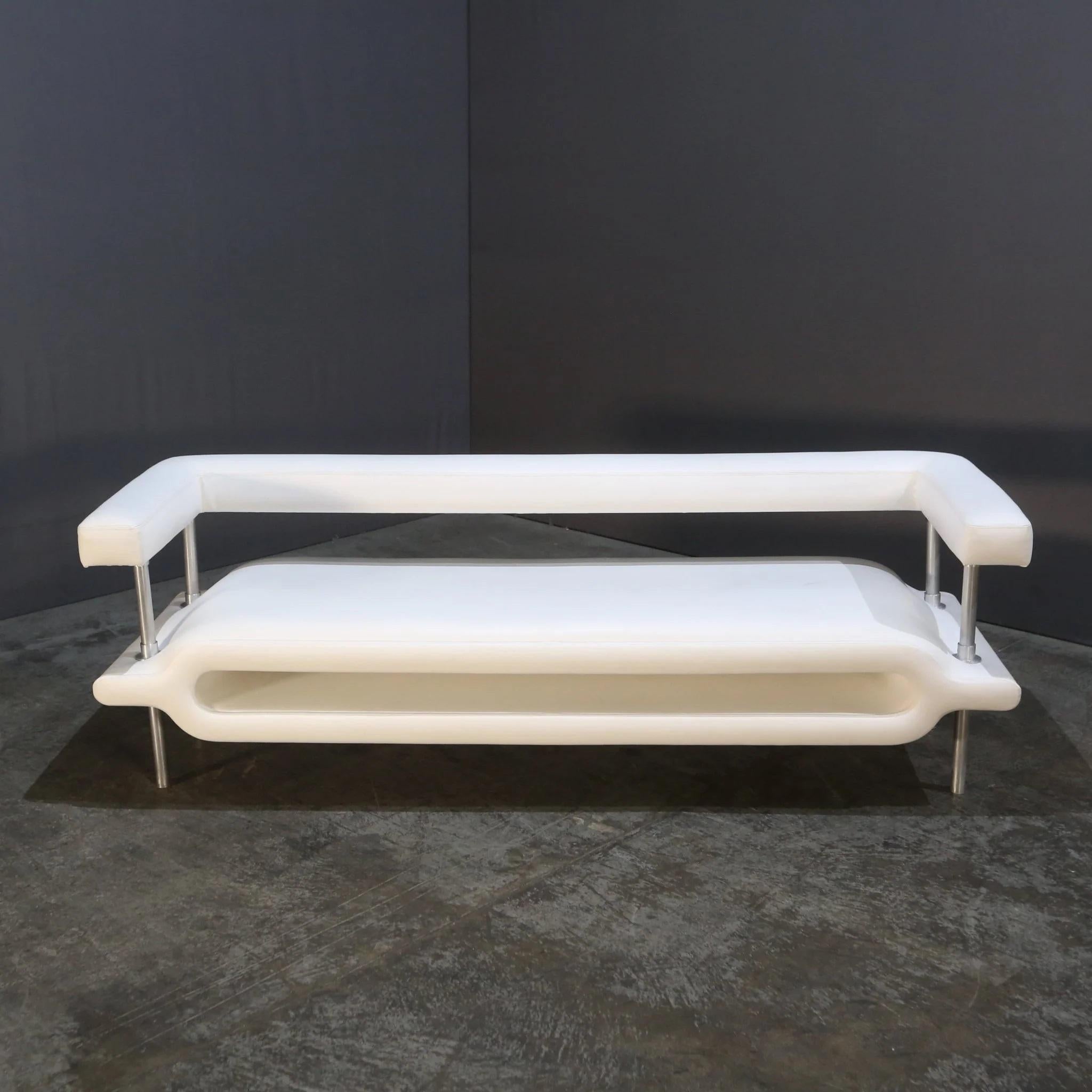 Bespoke Three Seater Magazine Sofa by Michael Young For Sale at 1stDibs