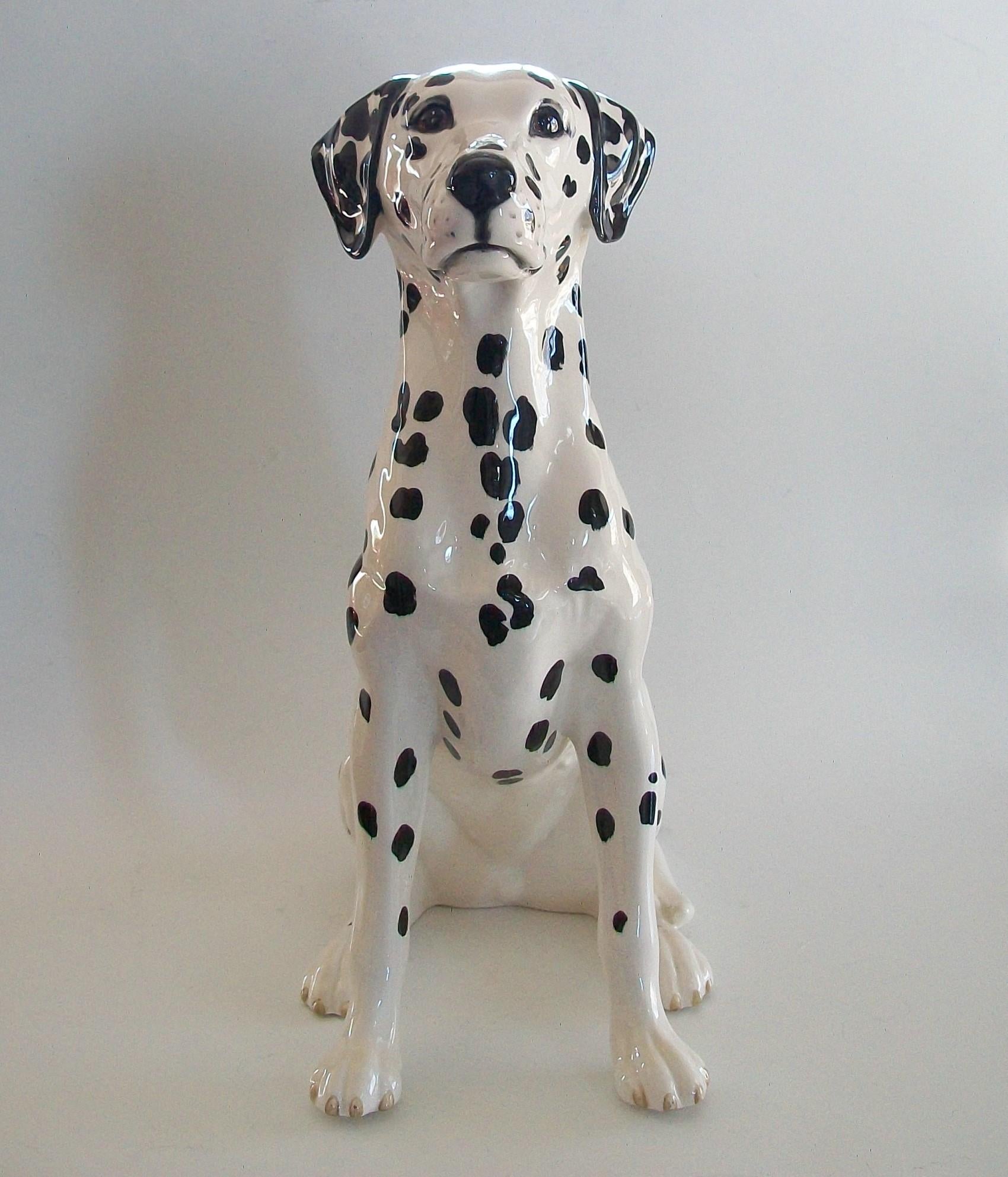 Beswick, Large "Fireside" Hand Painted Ceramic Dalmatian, U.K., circa ...