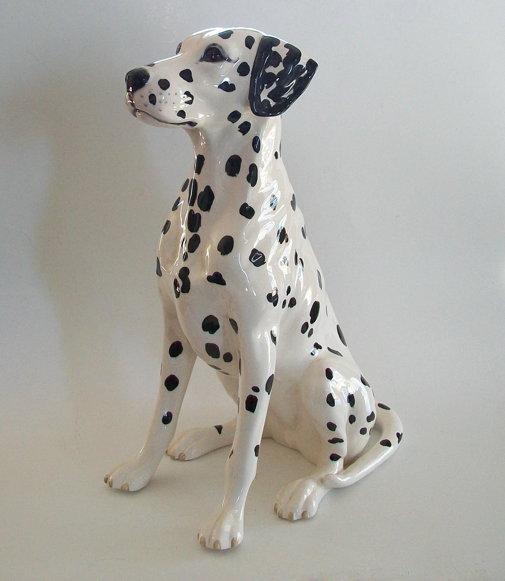 Beswick, Large "Fireside" Hand Painted Ceramic Dalmatian, U.K., circa ...