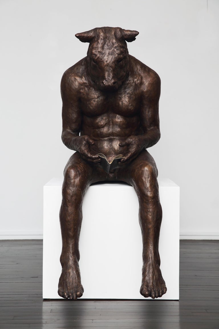 Beth Carter - Reading Minotaur (Giant) For Sale at 1stDibs