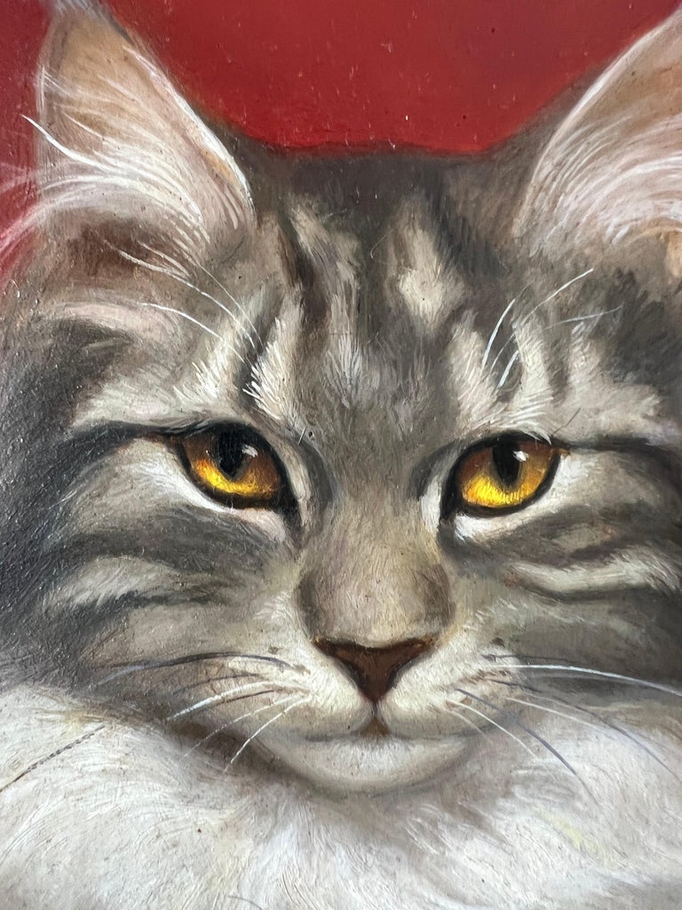 Beth de Loiselle - Realistic detailed oil painting of a Maine Coon cat ...
