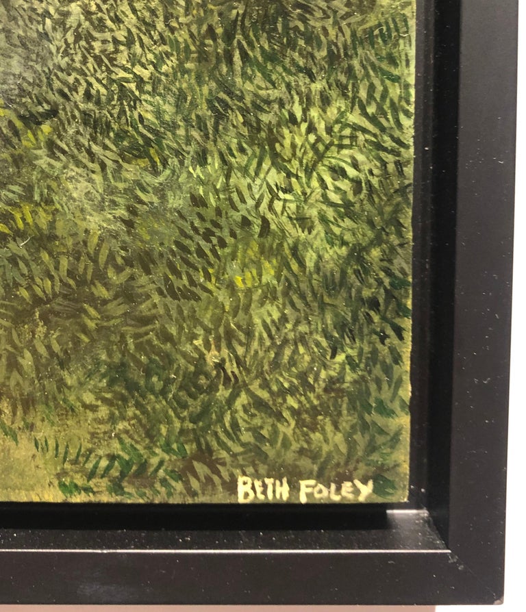 Beth Foley - Jewish American Gothic, Homage to Grant Wood, Original Oil ...