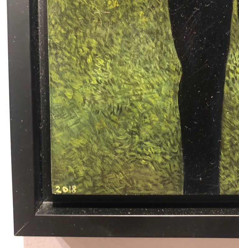 Beth Foley - Jewish American Gothic, Homage to Grant Wood, Original Oil ...