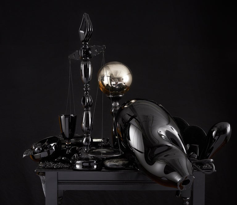 Beth Lipman - STILL-LIFE WITH SCALE AND GAZING BALL For Sale at 1stDibs