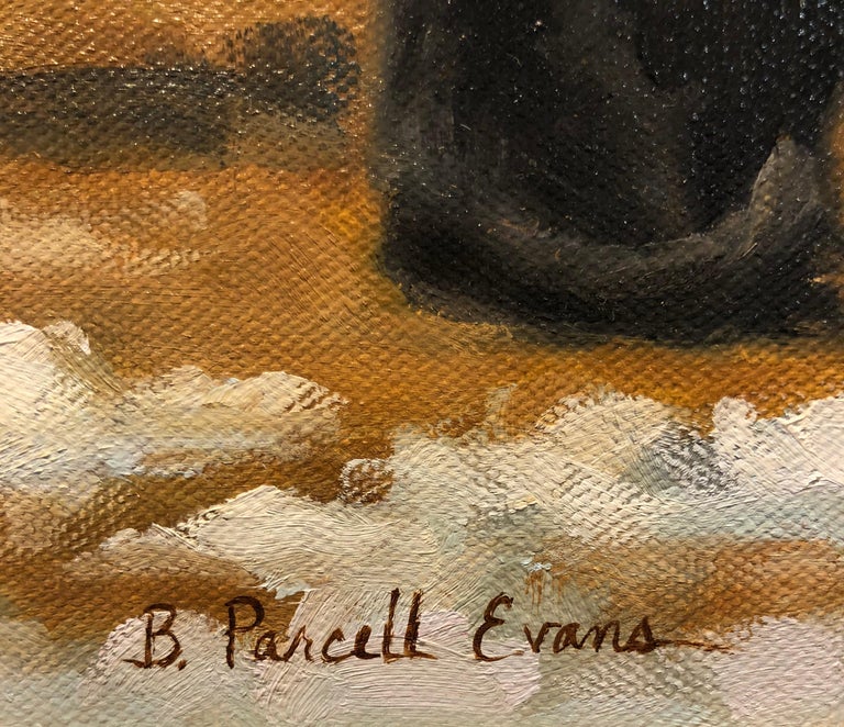 Beth Parcell - Beth Parcell, "Cautious", 8x10 Dog and Cat Winter Barn ...