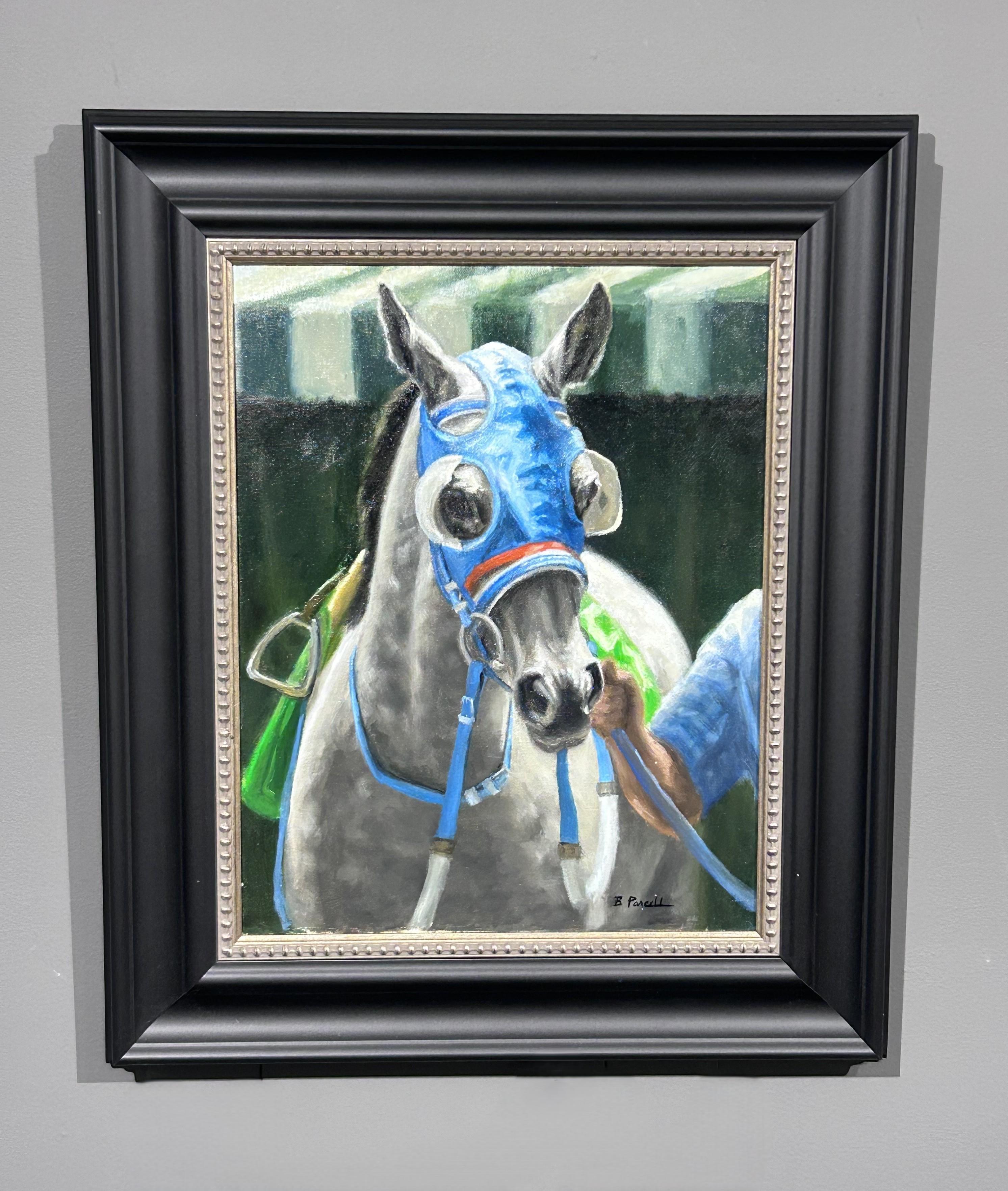 Beth Parcell - Beth Parcell, "Pre Race Composure", 18x14 Equine Horse ...