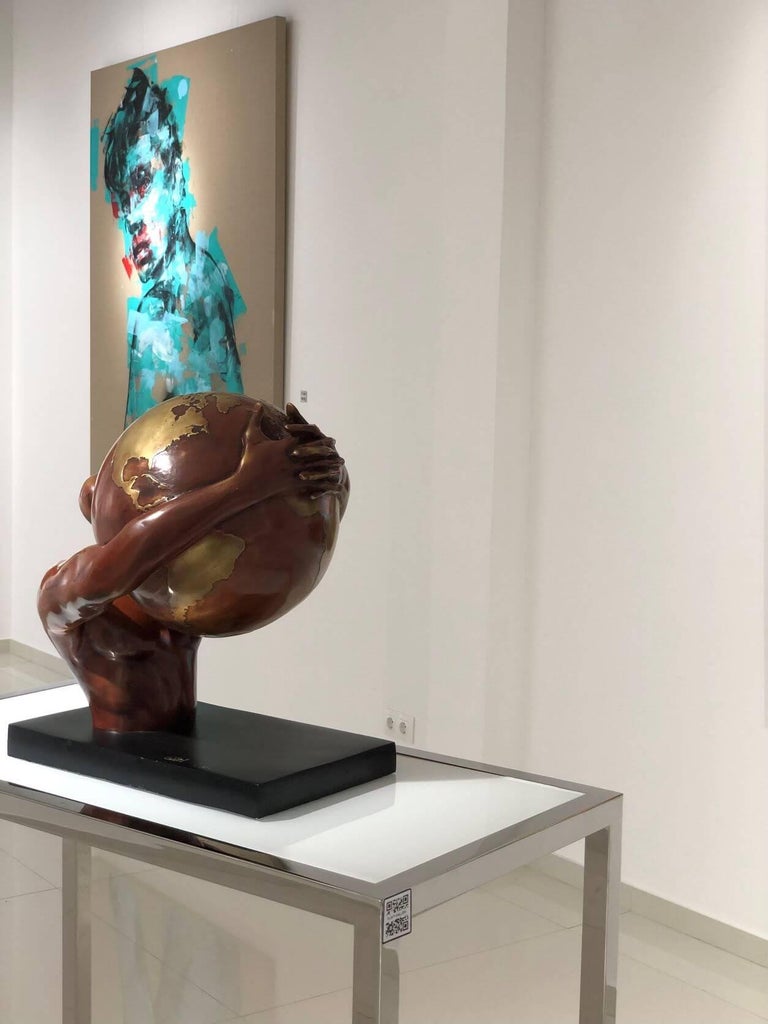 Beto Gatti - Human Rights - bronze sculpture, 2022 For Sale at 1stDibs