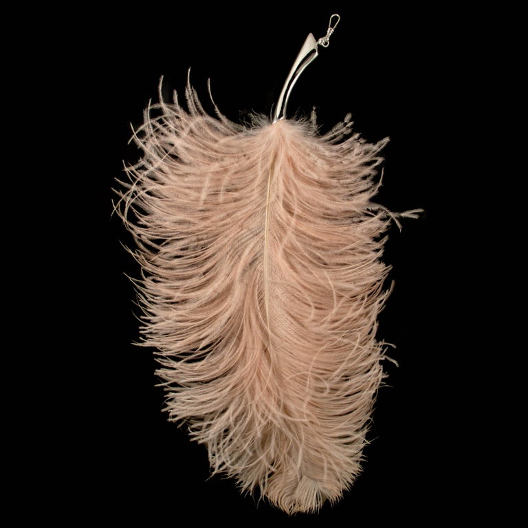 "Ostrich Feather Tickler Attachment" Sterling Silver 925 in Stock For ...