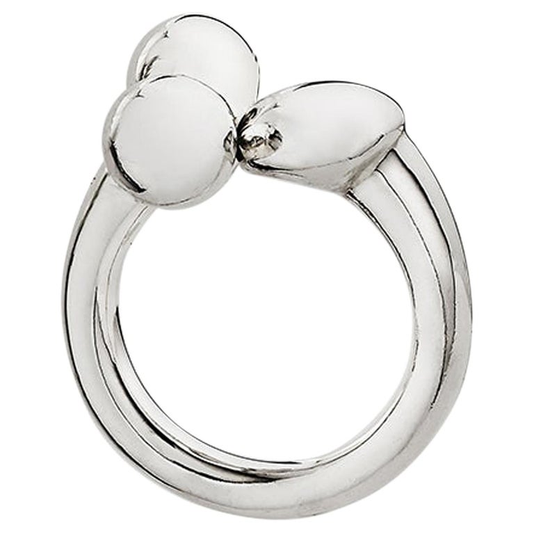 "Sleeping Ring" Small Sterling Silver 925 For Sale at 1stDibs