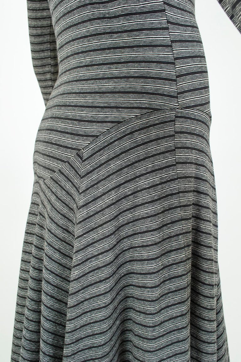 Betsey Johnson Punk Label Gray Jersey Mock-Neck Princess Midi Dress – M ...