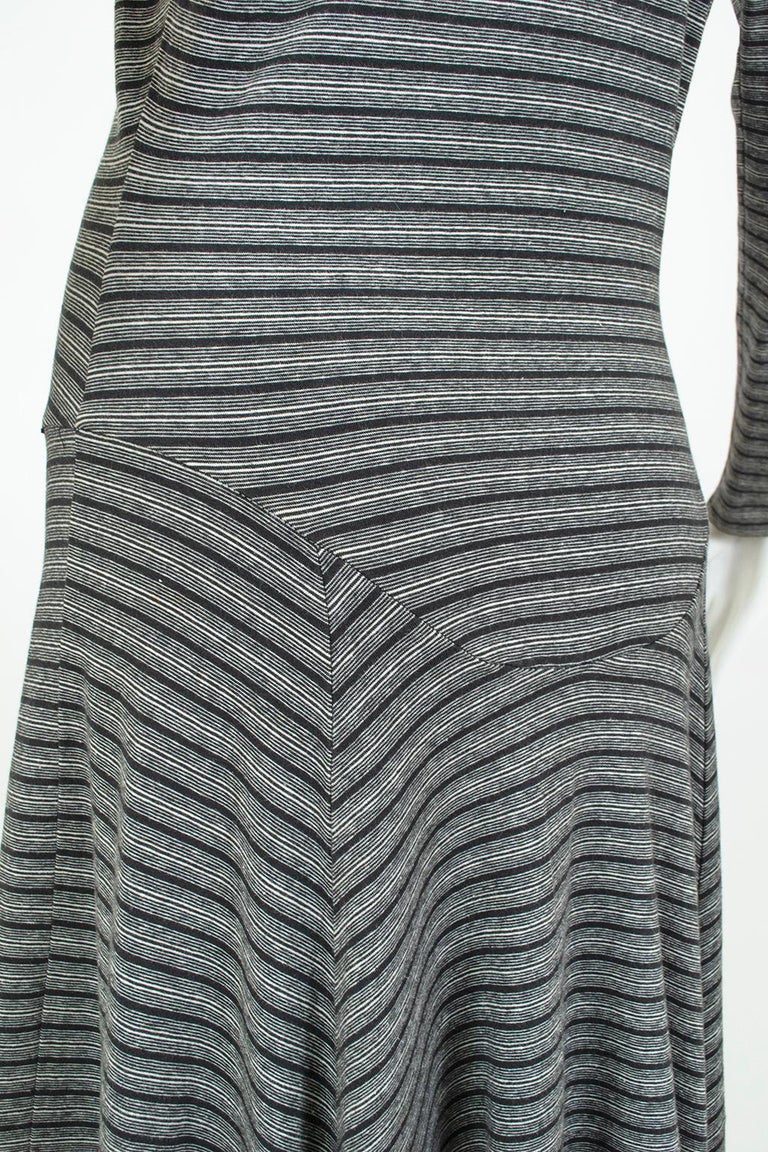 Betsey Johnson Punk Label Gray Jersey Mock-Neck Princess Midi Dress – M ...