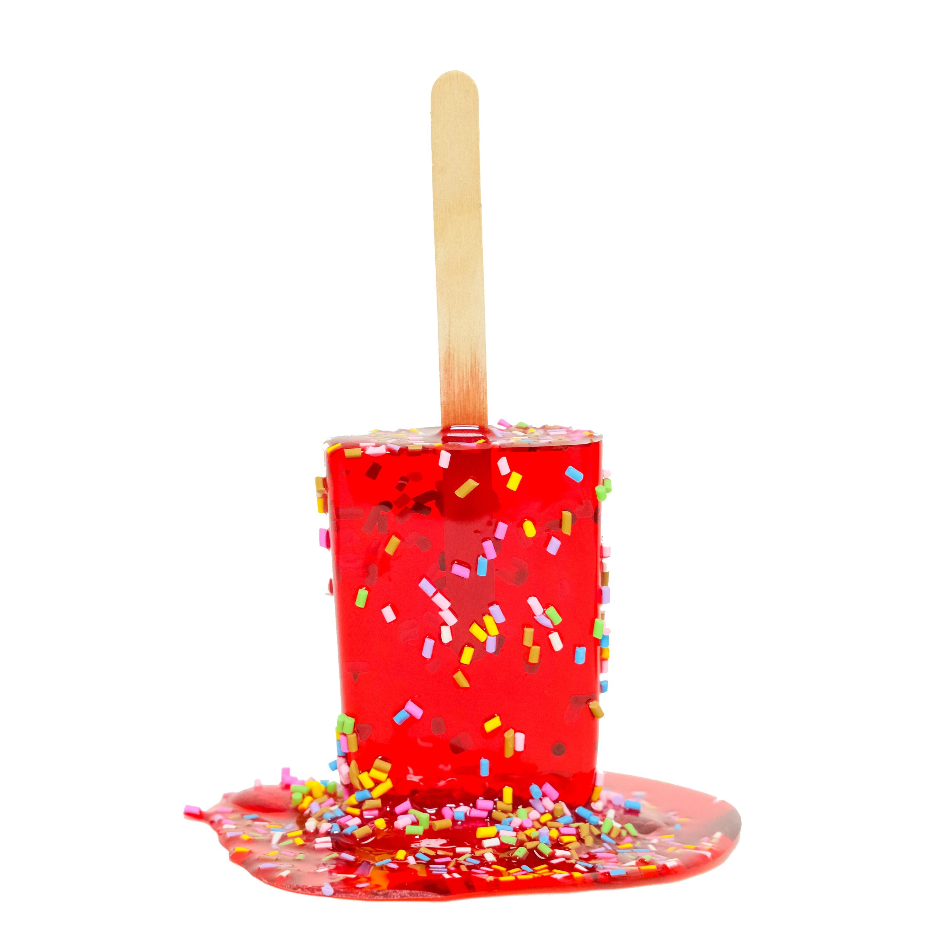 Betsy Enzensberger - "Bigger Cherry Sprinkle Popsicle " - Resin ...