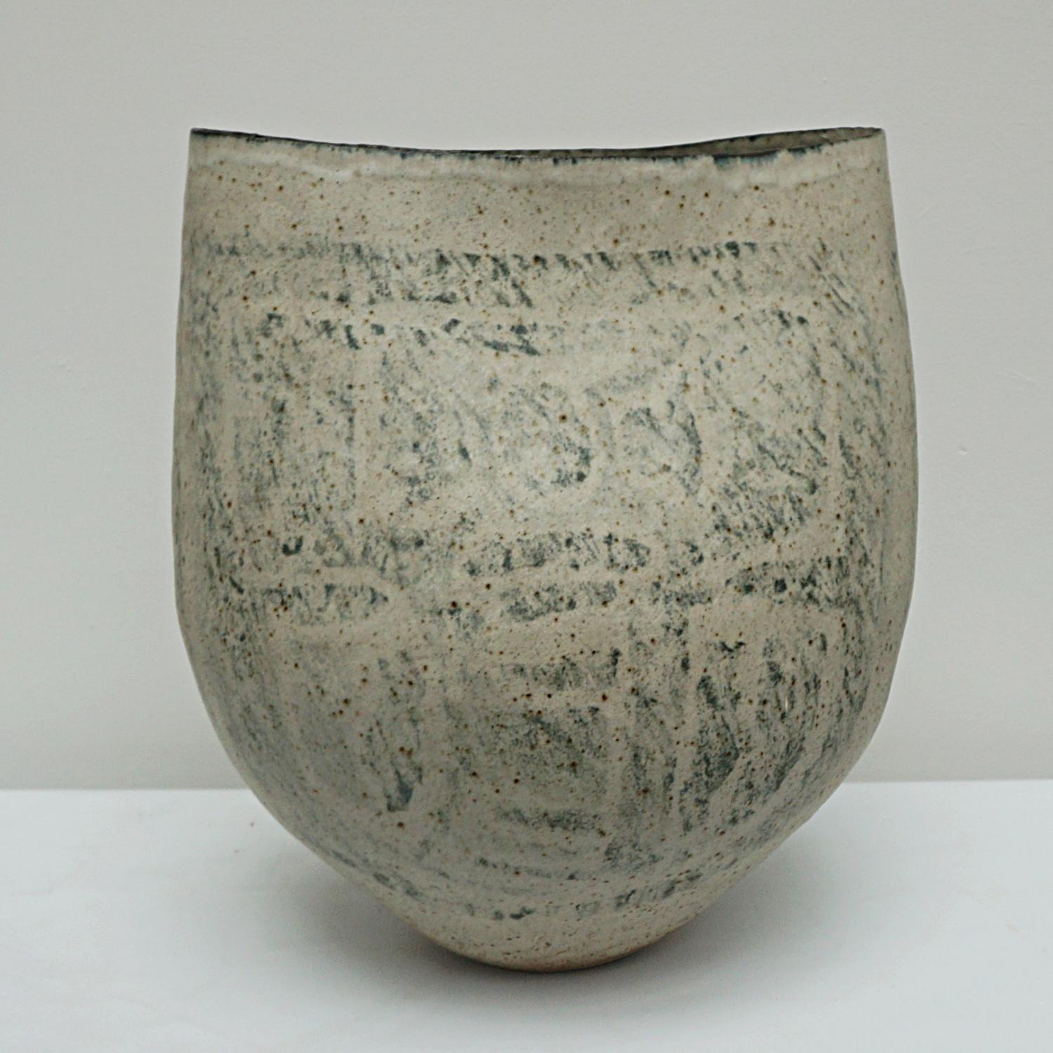 Betty Blandino Coiled Stoneware Pot Circa 1980 For Sale at 1stDibs
