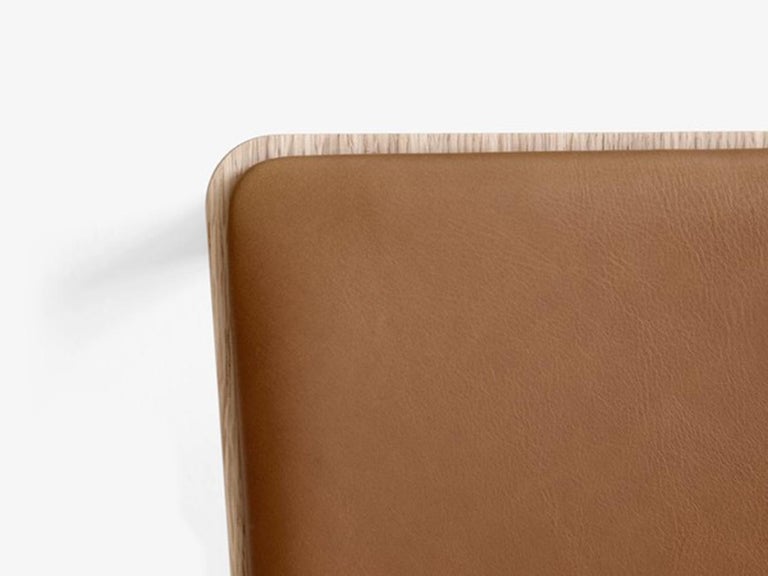 Betty Chair Tk3, in Cognac Silk Leather and Oak by Thau and Kallio for ...