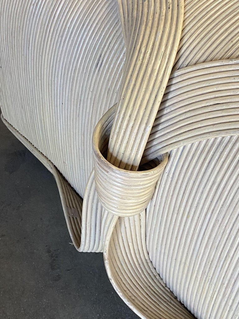 Restored Betty Cobonpue Organic Modern Ribbon Stick Reed Rattan ...