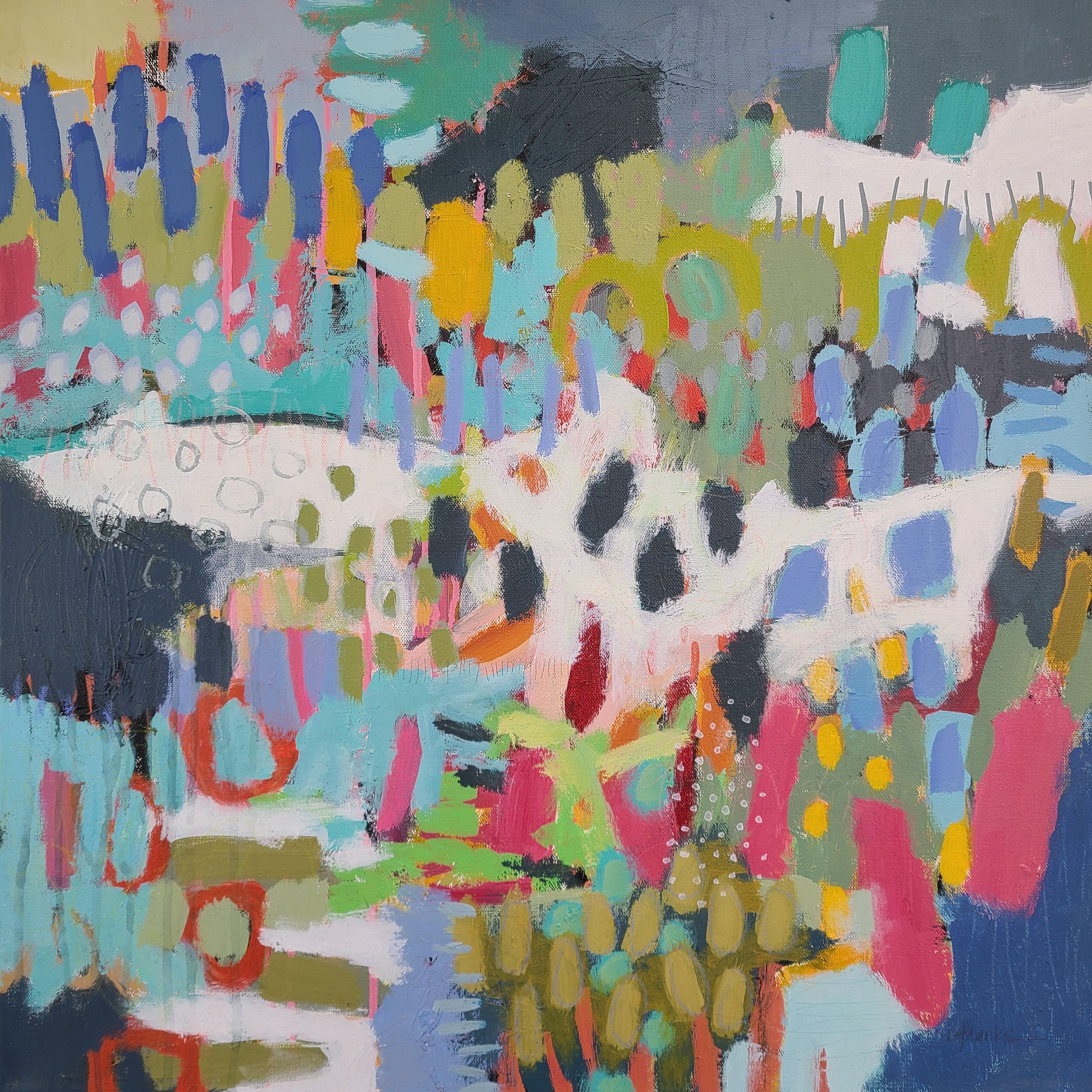 Betty Franks - Floral Concert - a fun and refreshing bright abstract ...