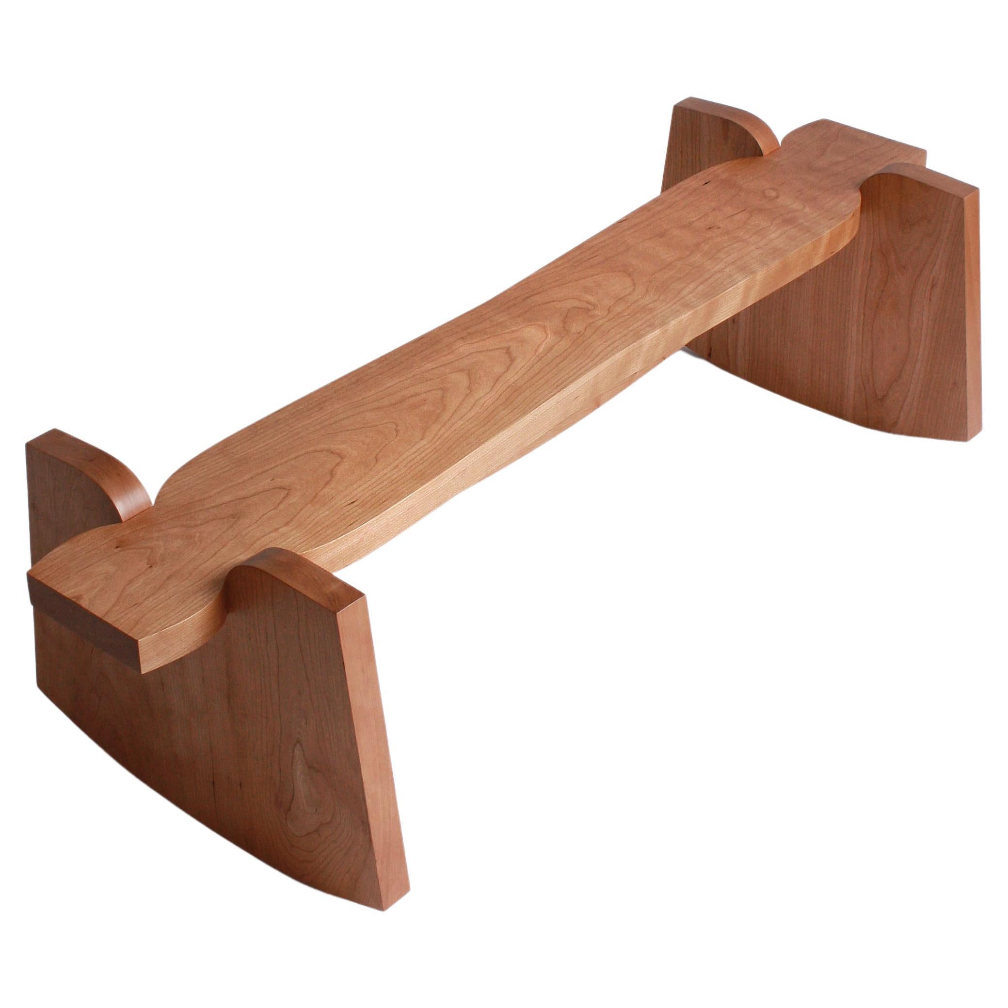 Maria Pergay The Wave Bench For Sale at 1stDibs