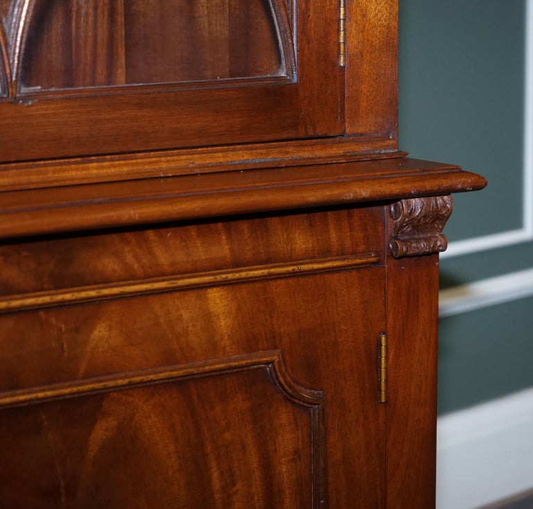 Bevan Funnell Curved Astral Glazed Bookcase Display Cabinet For Sale at ...