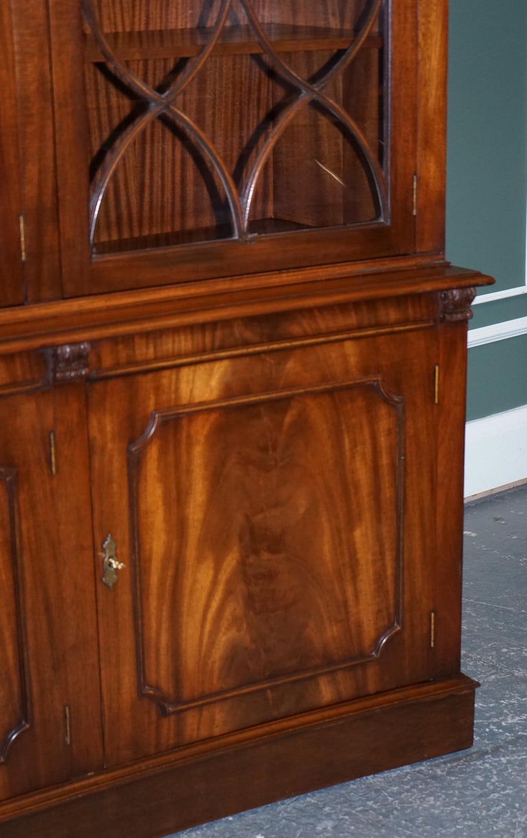 Bevan Funnell Curved Astral Glazed Bookcase Display Cabinet For Sale at ...