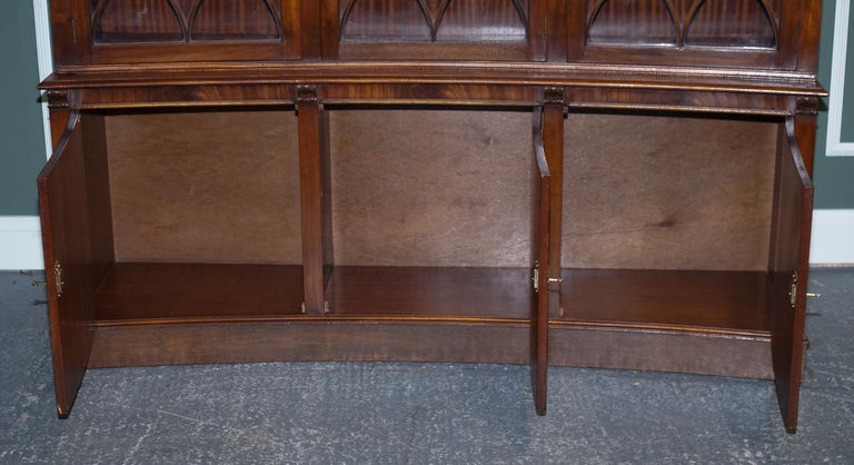 Bevan Funnell Curved Astral Glazed Bookcase Display Cabinet For Sale at ...