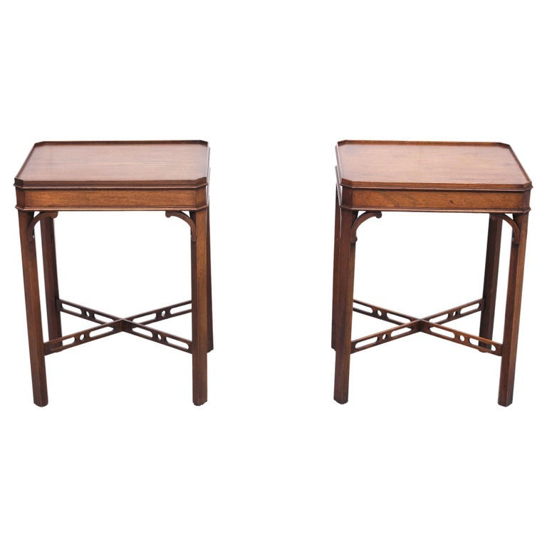 Bevan Funnell Mahogany Side Tables Georgian revival England, 1960s For ...