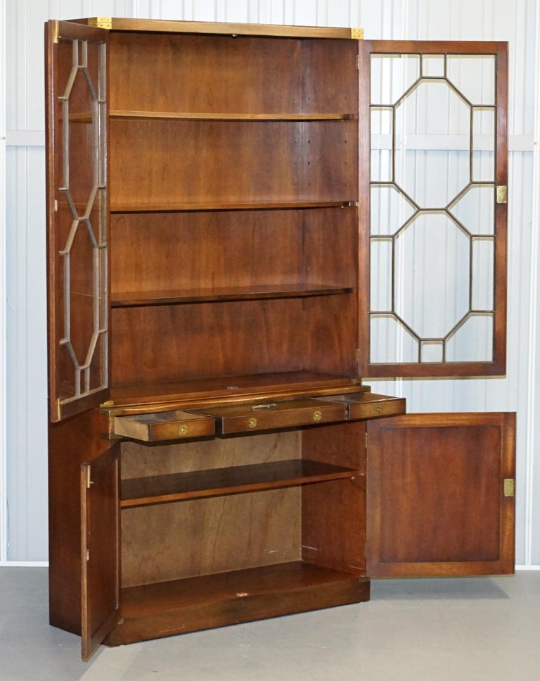 Bevan Funnell Military Campaign Astral Glazed Library Bookcase Drinks ...