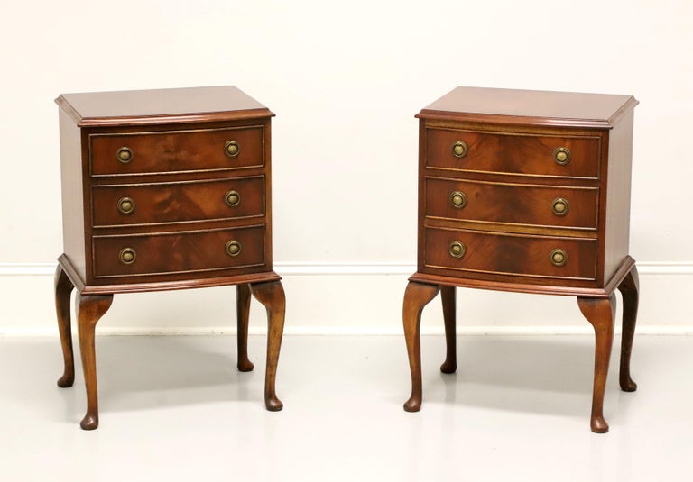 BEVAN FUNNELL Reprodux Mahogany Georgian End Side Tables - Pair For ...