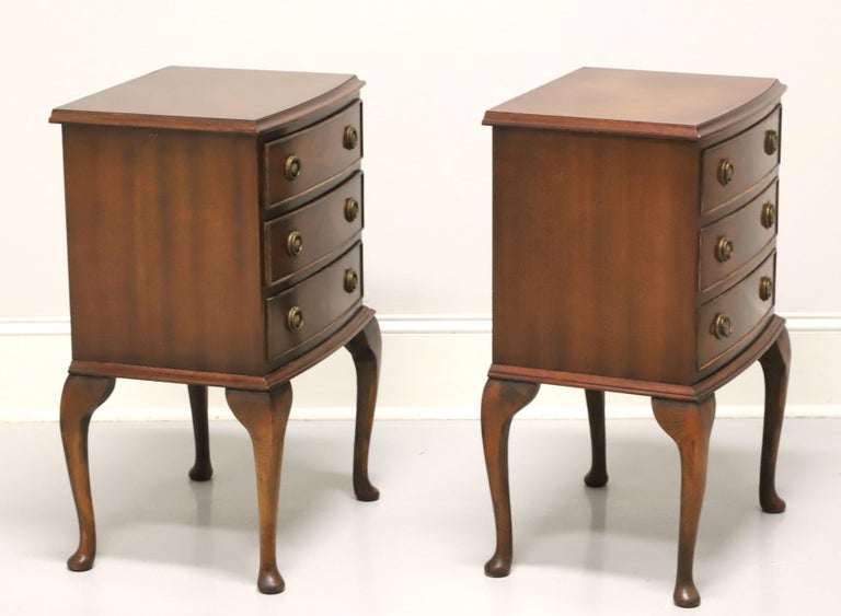 BEVAN FUNNELL Reprodux Mahogany Georgian End Side Tables - Pair For ...
