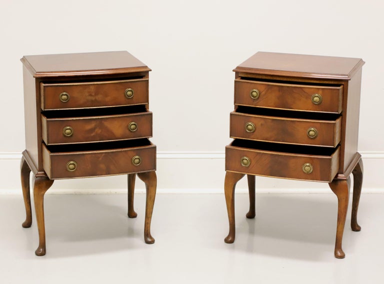 BEVAN FUNNELL Reprodux Mahogany Georgian End Side Tables - Pair For ...