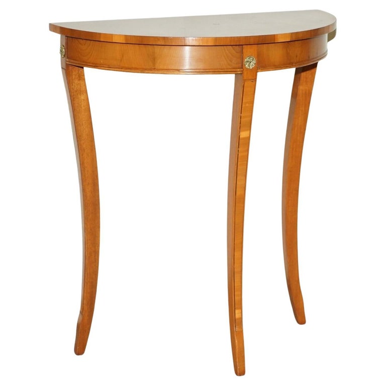 Bevan Funnell Reprodux Regency Style Demi Lune Console Hall Table In ...
