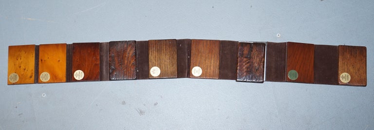 Bevan Funnell Wood Sample Cabinet 100s of Timber Samples Burr Yew ...