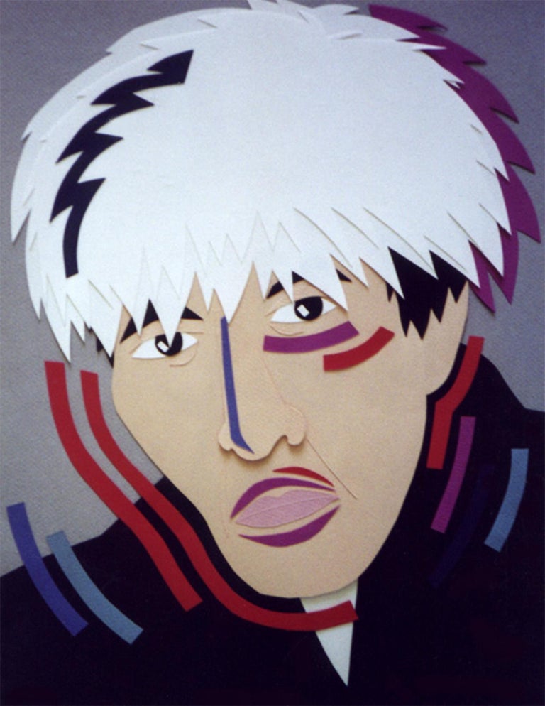 Beverly Bigwood - Andy Warhol Portrait - Canson Paper By Beverly ... Beverly Bigwood - Andy Warhol Portrait - Canson Paper By Beverly ...