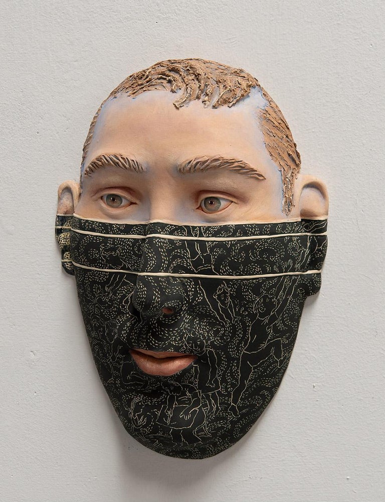 Beverly Mayeri - "Swirling Thoughts", Contemporary, Ceramic, Wall ...