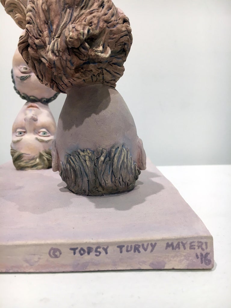 Beverly Mayeri - "Topsy Turvy", Contemporary Porcelain Ceramic ...