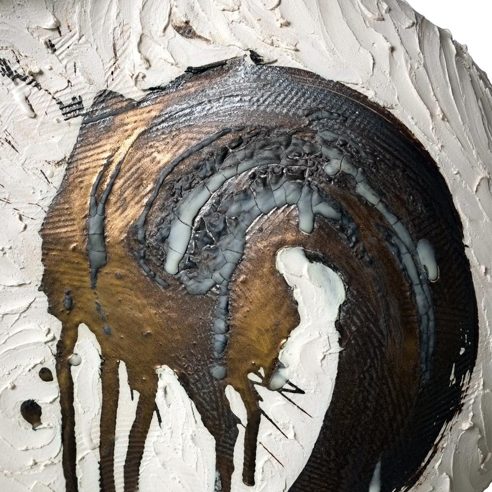 Beverly Morrison - Vessel in White and Gold - No 118, Contemporary ...